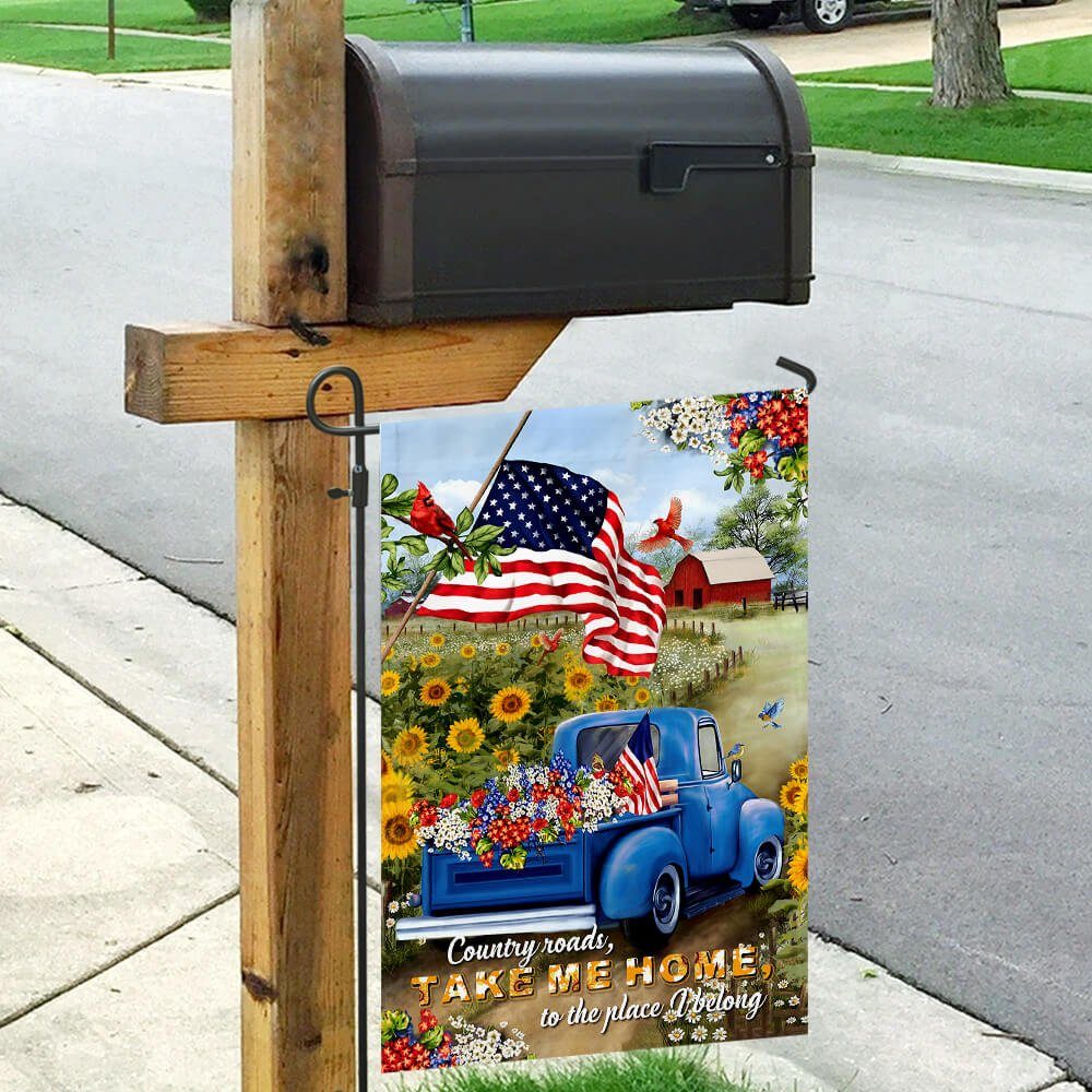 Country Roads Take Me Home Flag – Flagwix