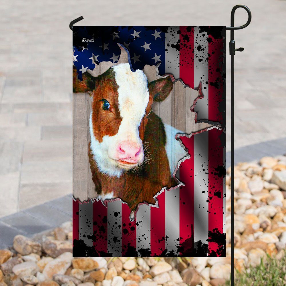 Cow American Flag - Flagwix