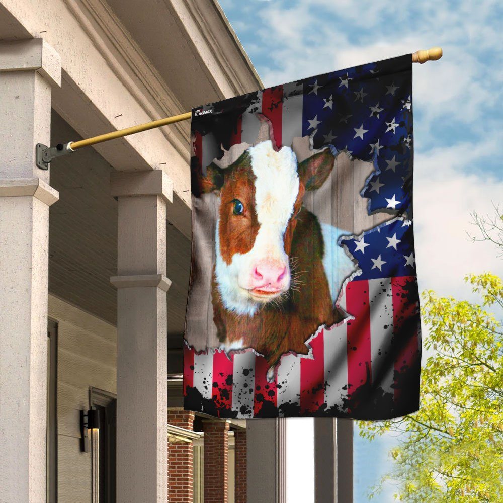 Cow American Flag - Flagwix