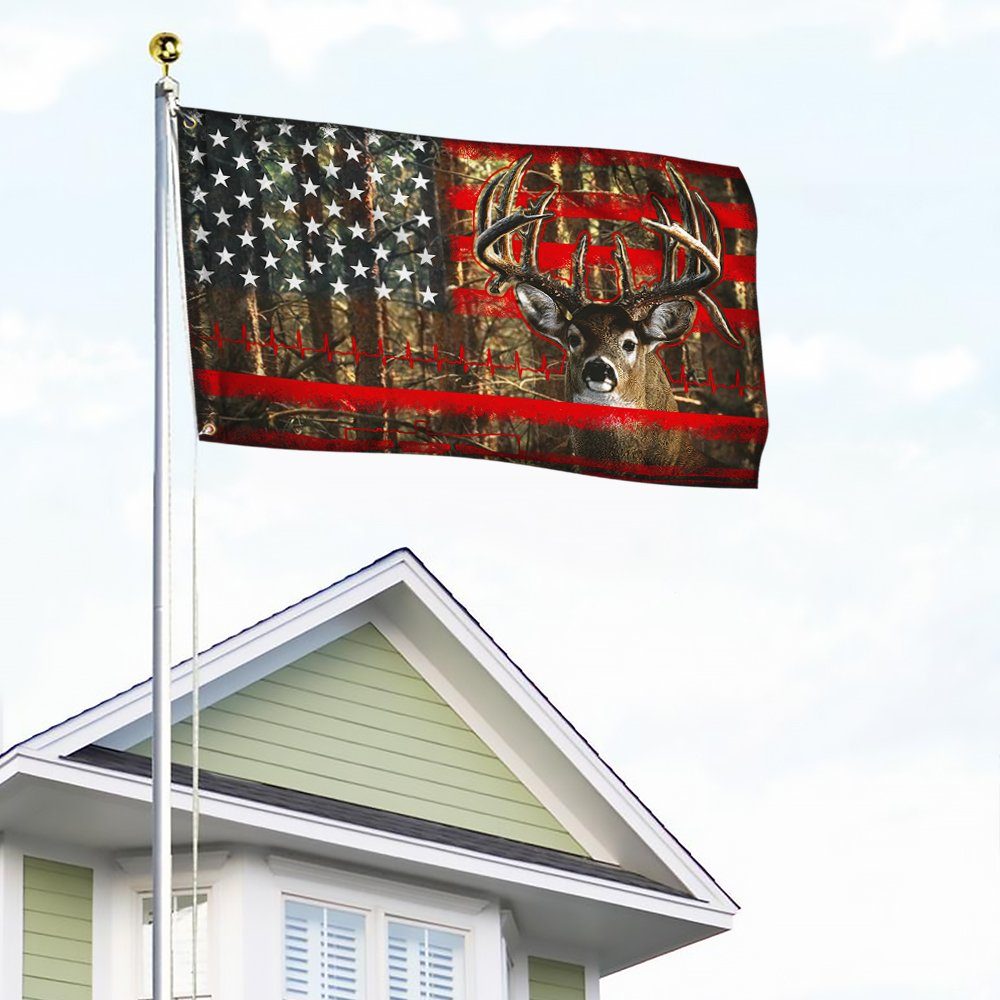 Deer Grommet Flag Deer Hunting ANT272GF - Flagwix