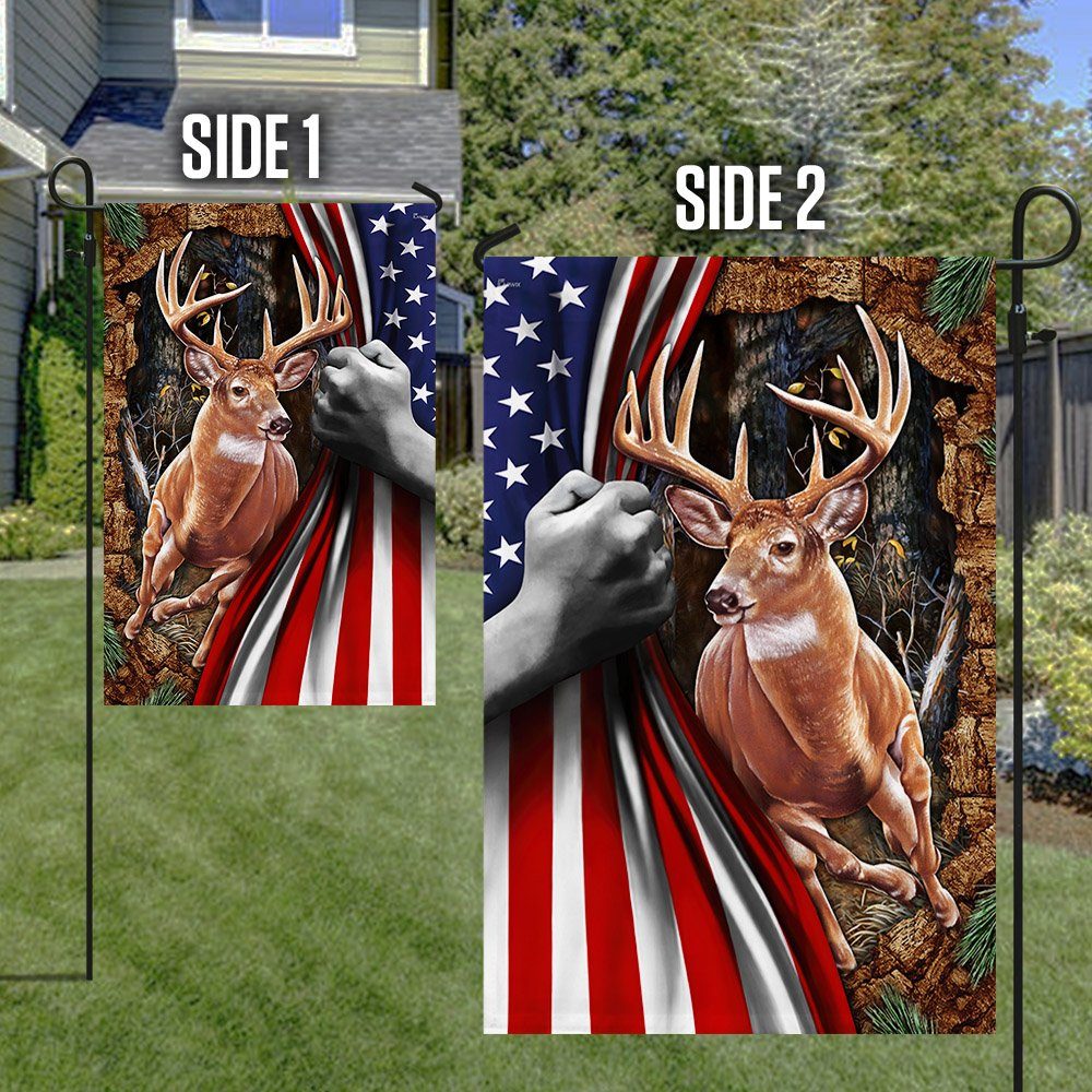 Deer Hunting Flag Love Forest LNT473F - Flagwix