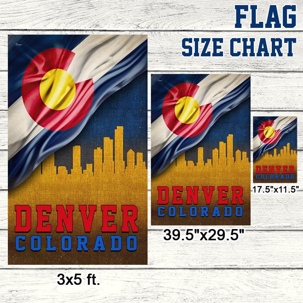Denver Colorado Flag City Colorado LNT394F - Flagwix
