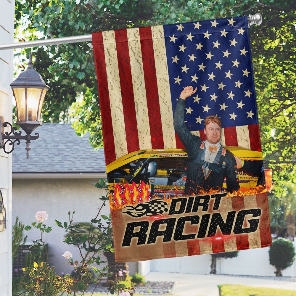 Dirt Racing Flag Custom Image LHA1323Fv2ct - Flagwix
