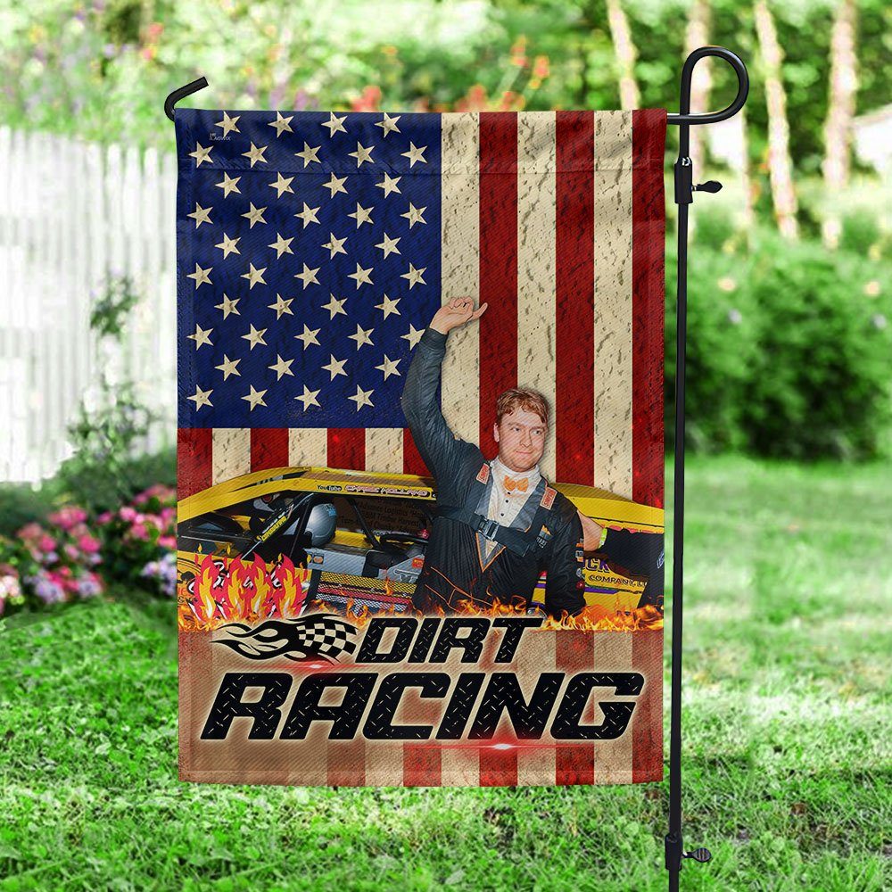 Dirt Racing Flag Custom Image LHA1323Fv2ct - Flagwix