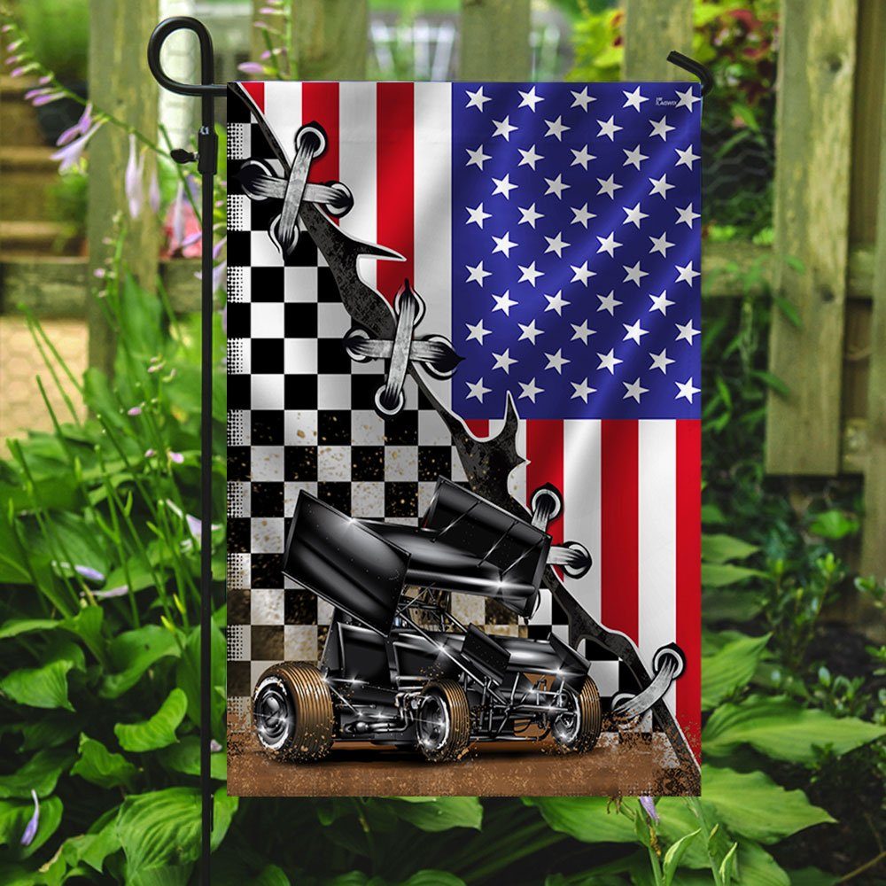 Dirt Racing Flag Sprint Car Racing Flag TRL1112F – Flagwix