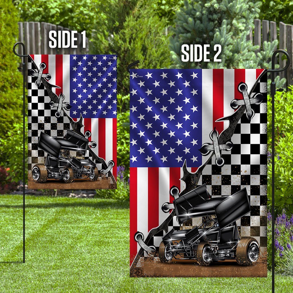 Dirt Racing Flag Sprint Car Racing Flag TRL1112F – Flagwix