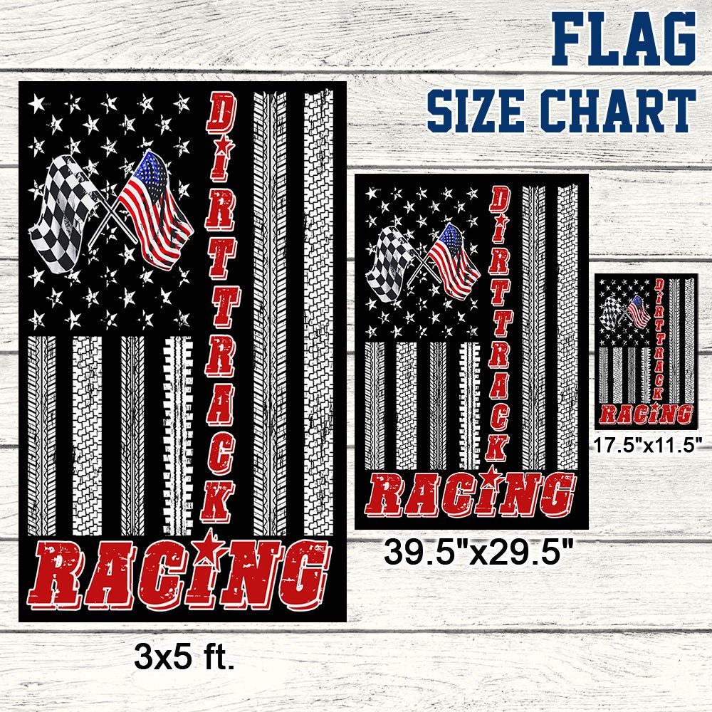 Dirt Track Racing American Flag MLN1234F – Flagwix
