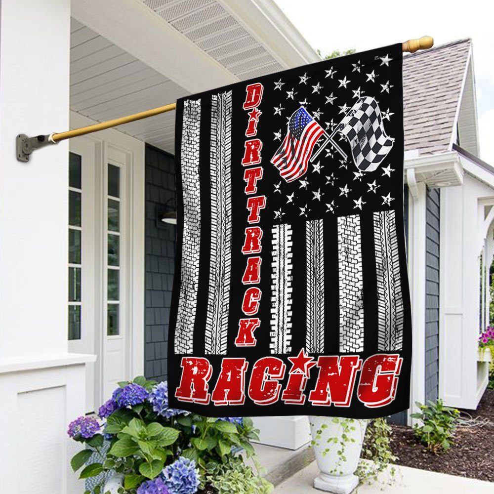 Dirt Track Racing American Flag MLN1234F – Flagwix