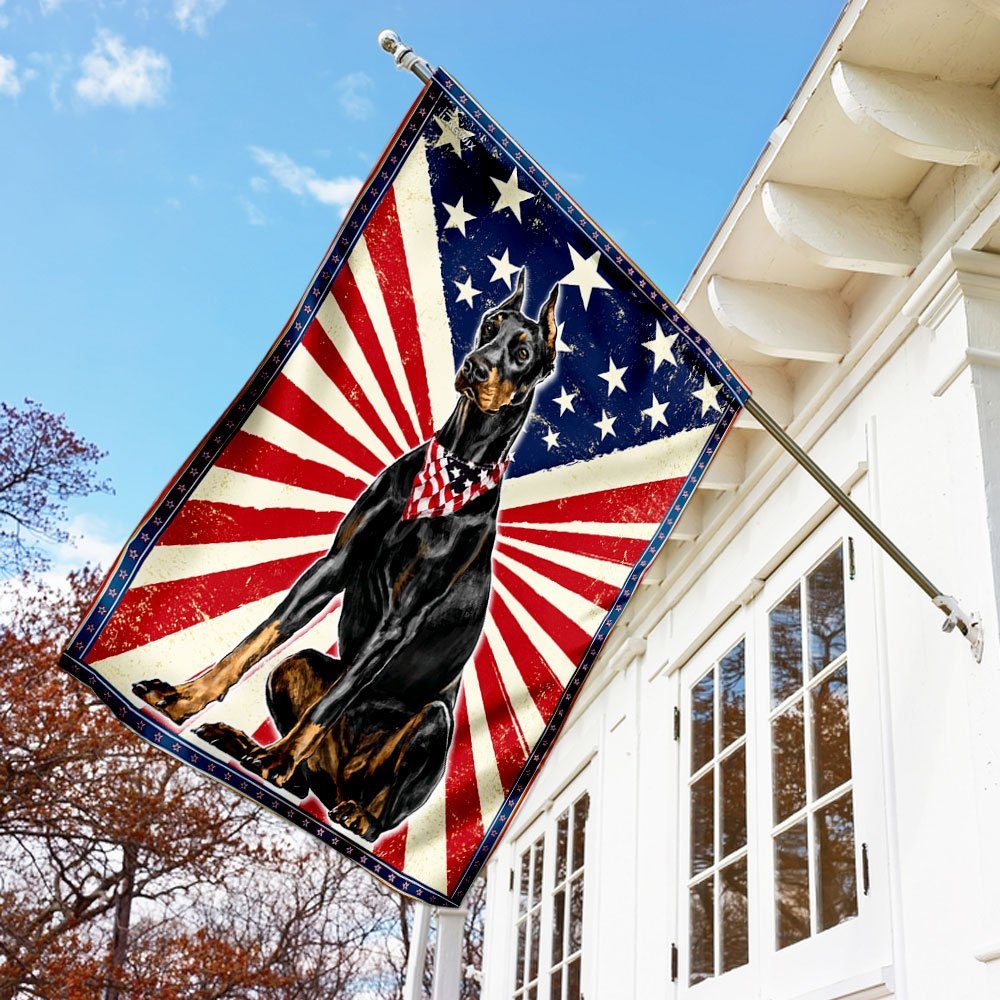 Doberman Dog Flag - Flagwix