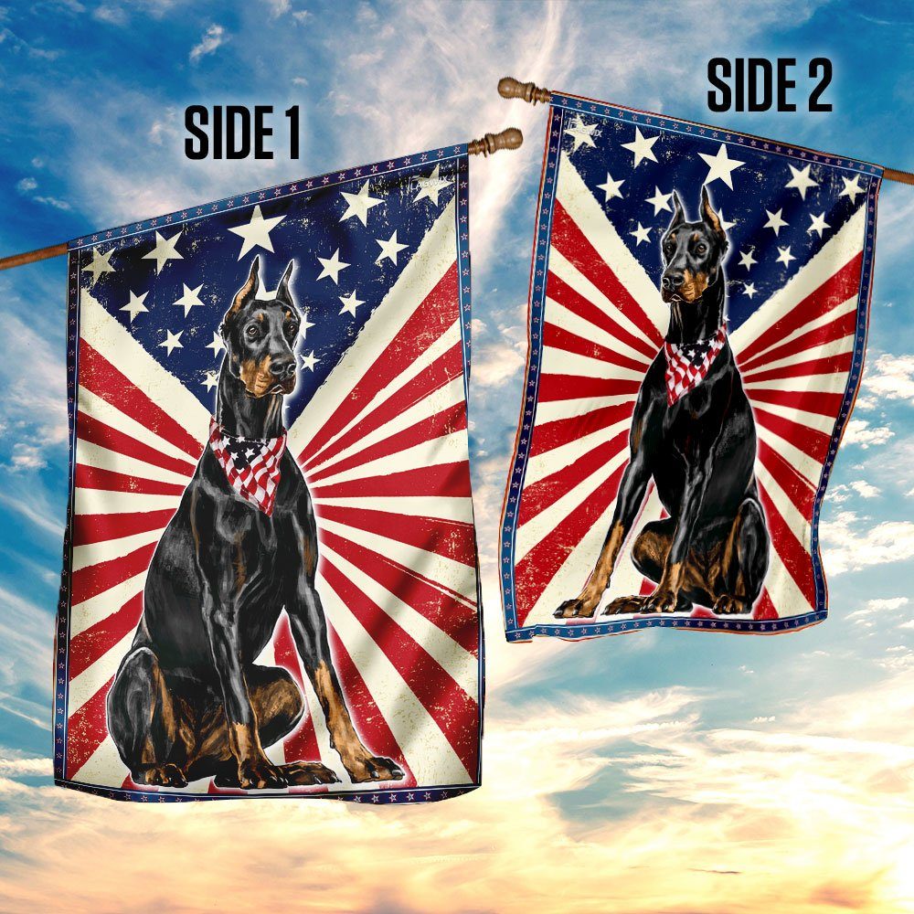 Doberman Dog Flag - Flagwix