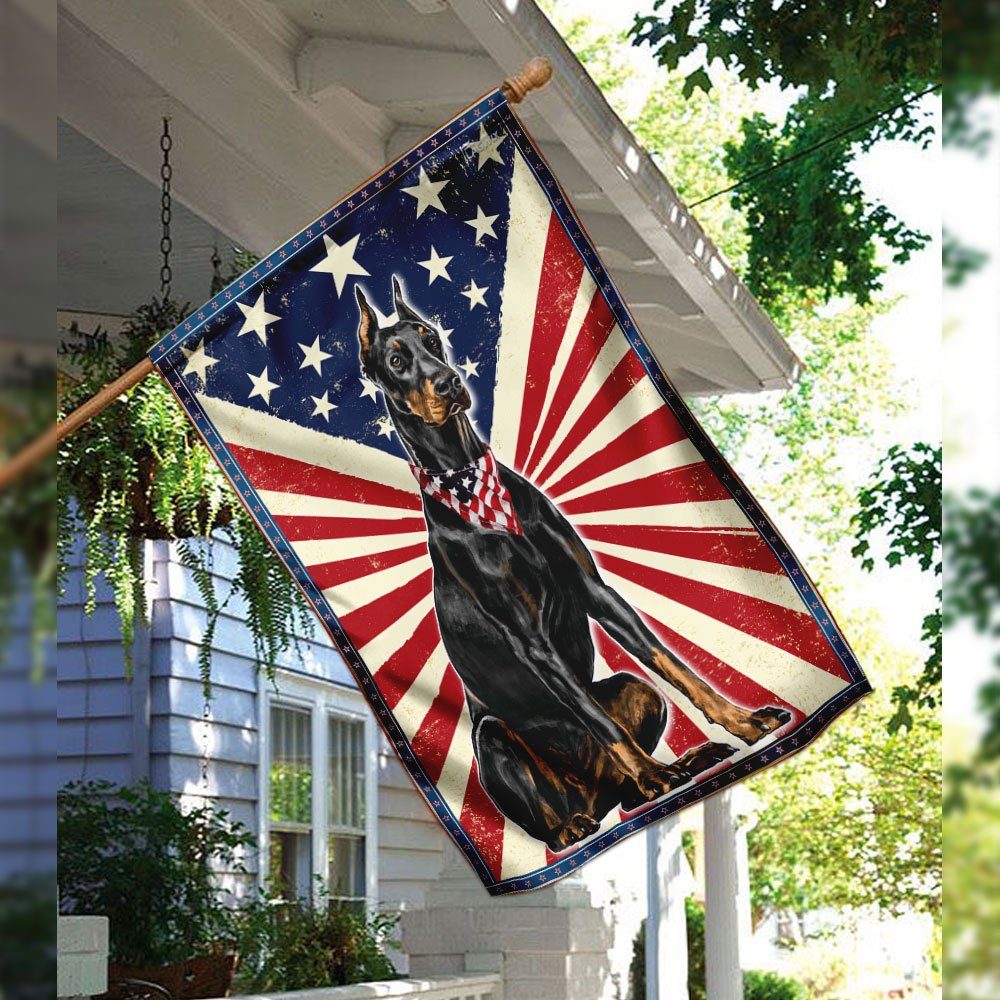 Doberman Dog Flag - Flagwix