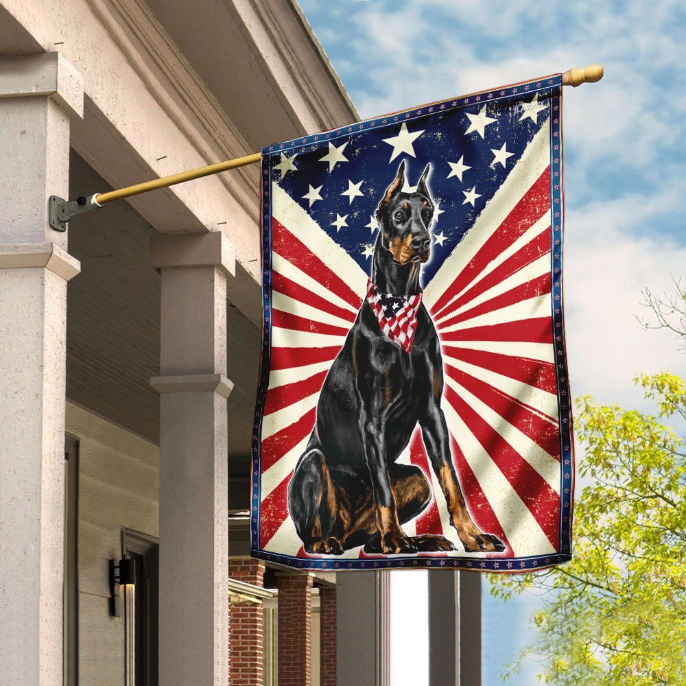 Doberman Dog Flag - Flagwix