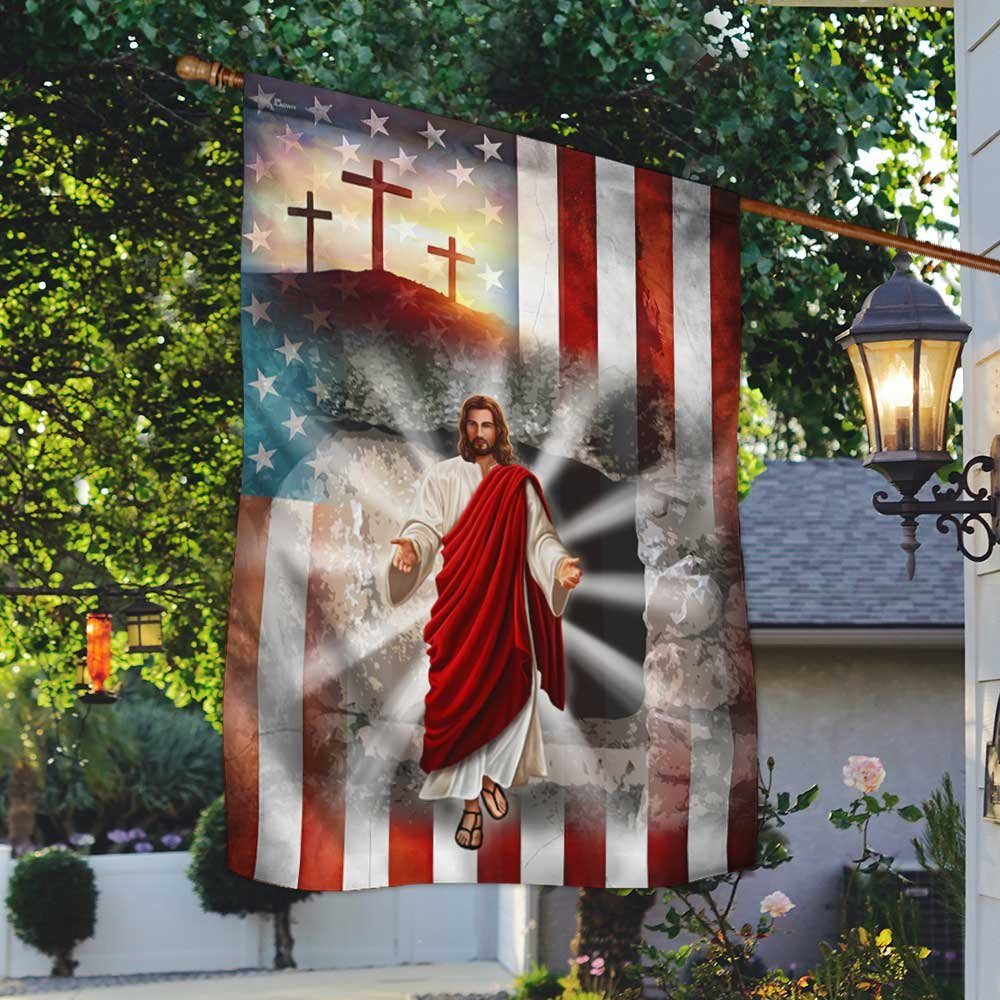 Easter Jesus Christ Flag He Is Risen From The Dead DBD3383F – Flagwix