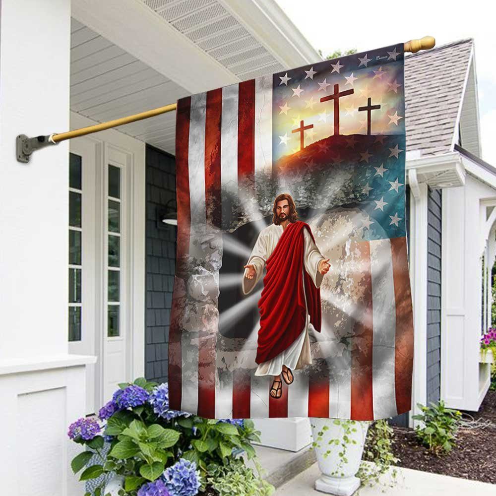 Easter Jesus Christ Flag He Is Risen From The Dead DBD3383F – Flagwix