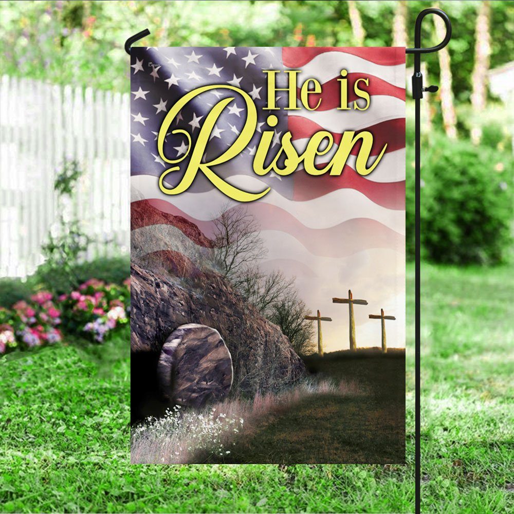 Easter Jesus Resurrection Flag He Is Risen DDH3323F - Flagwix
