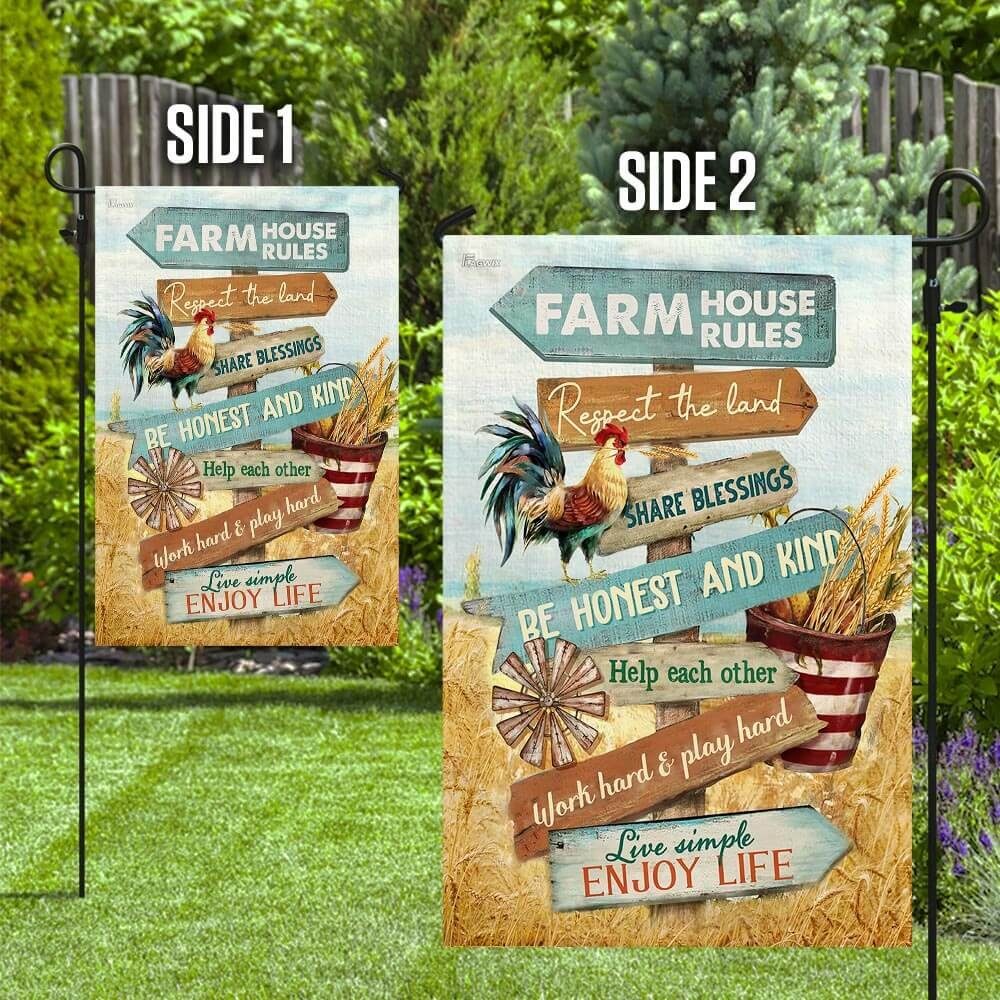 Farm House Rules Flag – Flagwix
