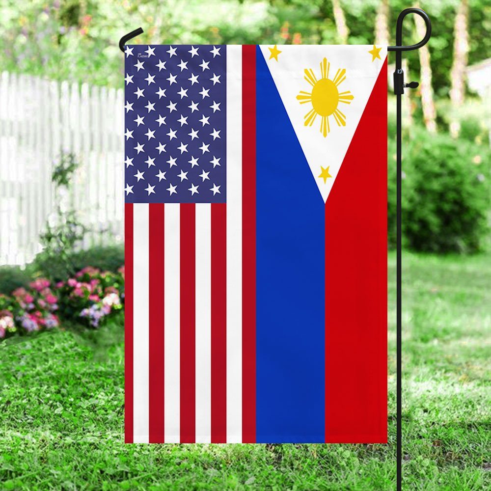 Filipino American Philippine USA Flag TQN251F - Flagwix