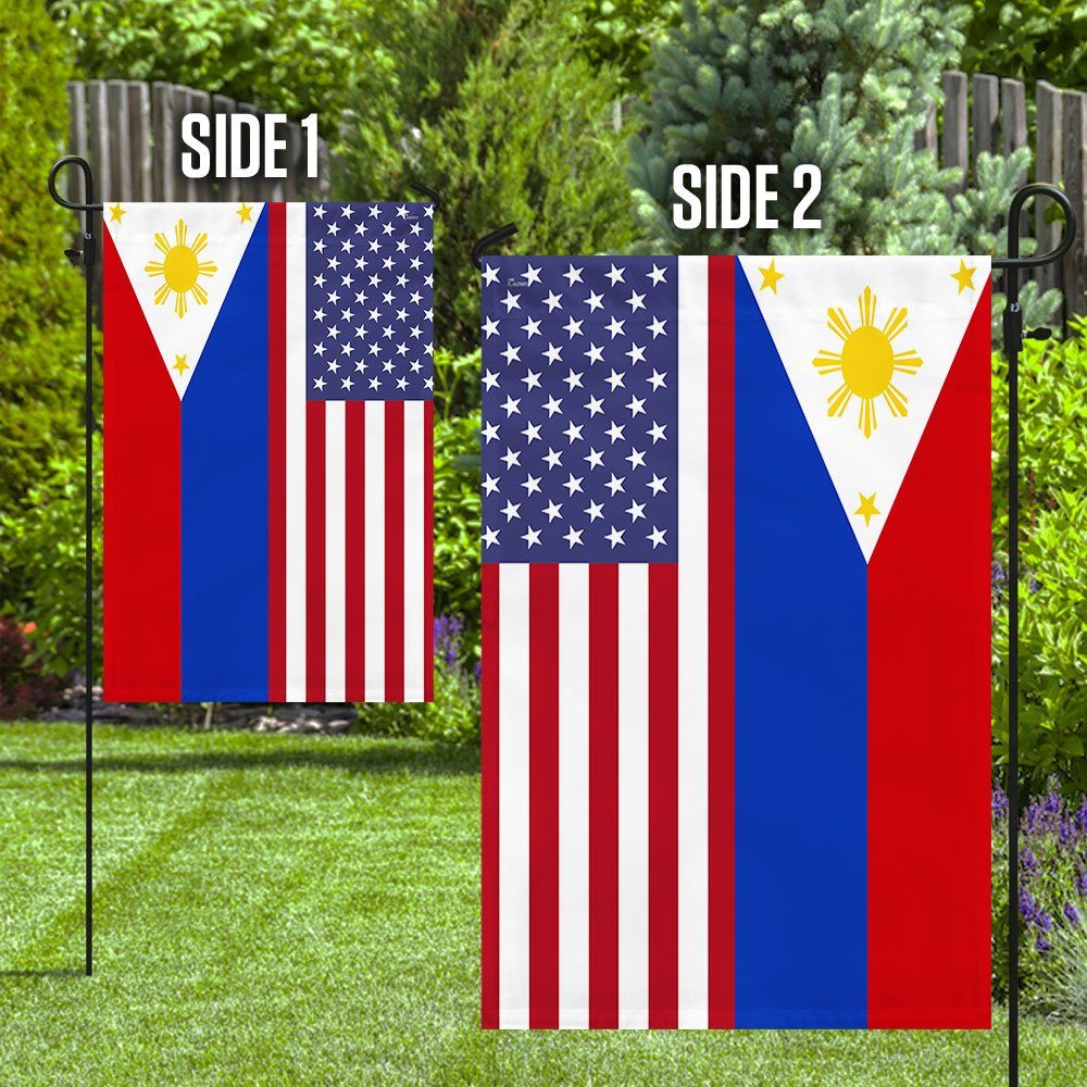 Filipino American Philippine USA Flag TQN251F - Flagwix