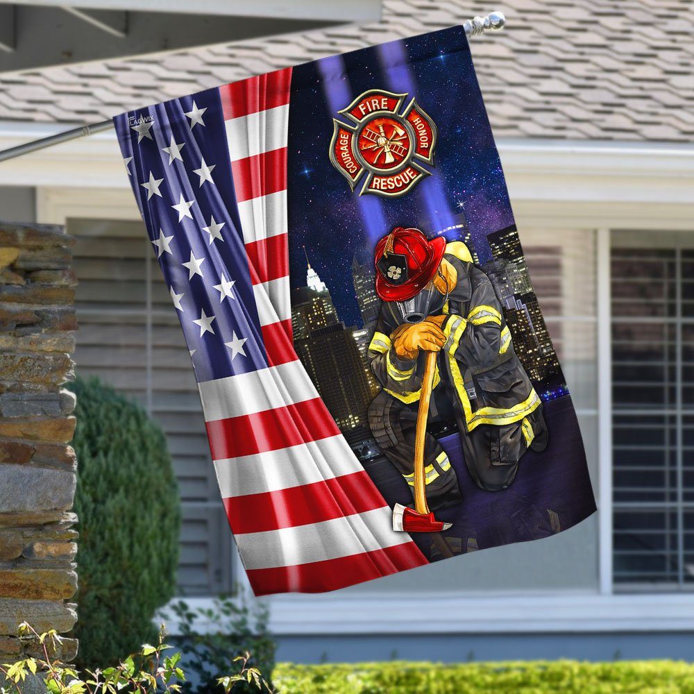 Firefighter. Never Forget Flag MLH1446F – Flagwix