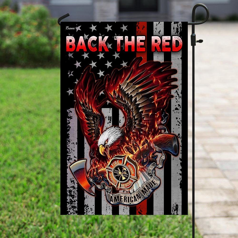 Firefighter – Back The Red Flag – Flagwix