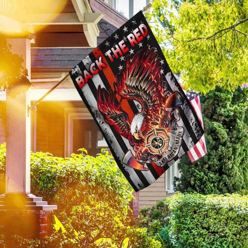 Firefighter – Back The Red Flag – Flagwix