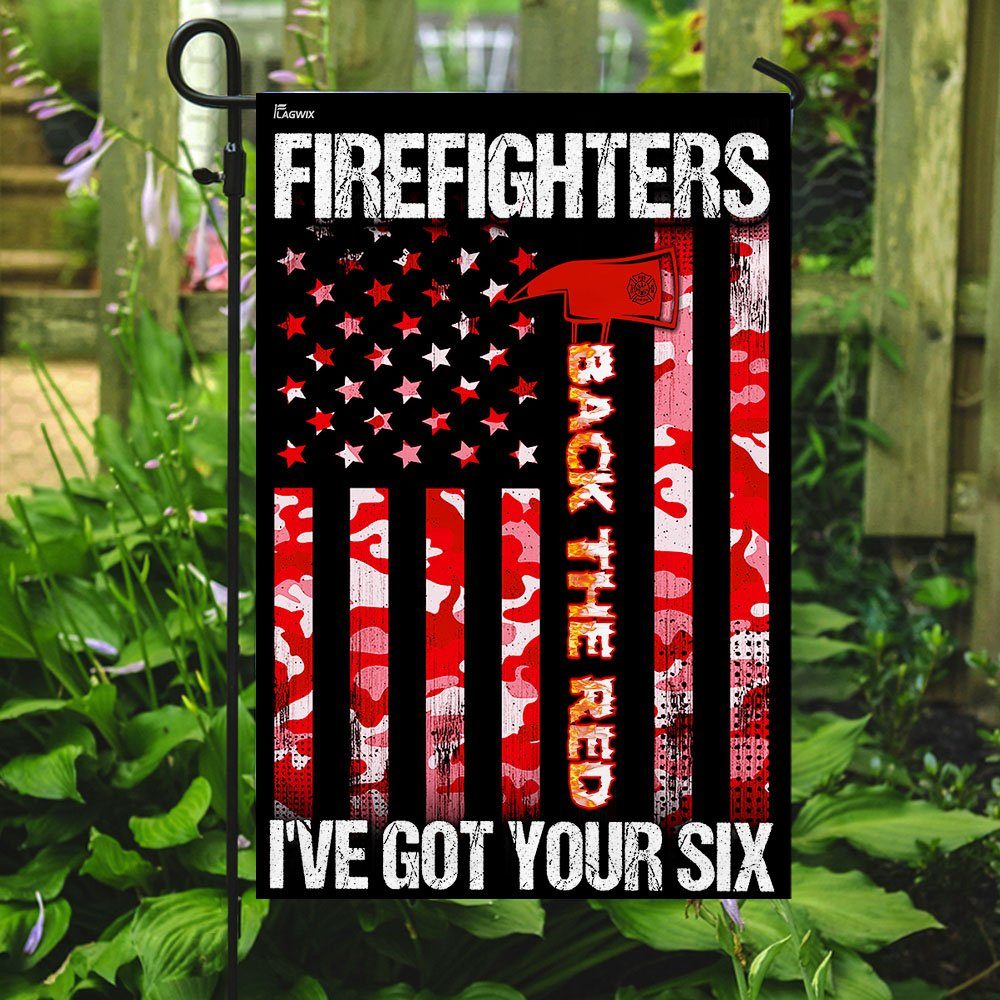 Firefighter – Back The Red Flag – Flagwix