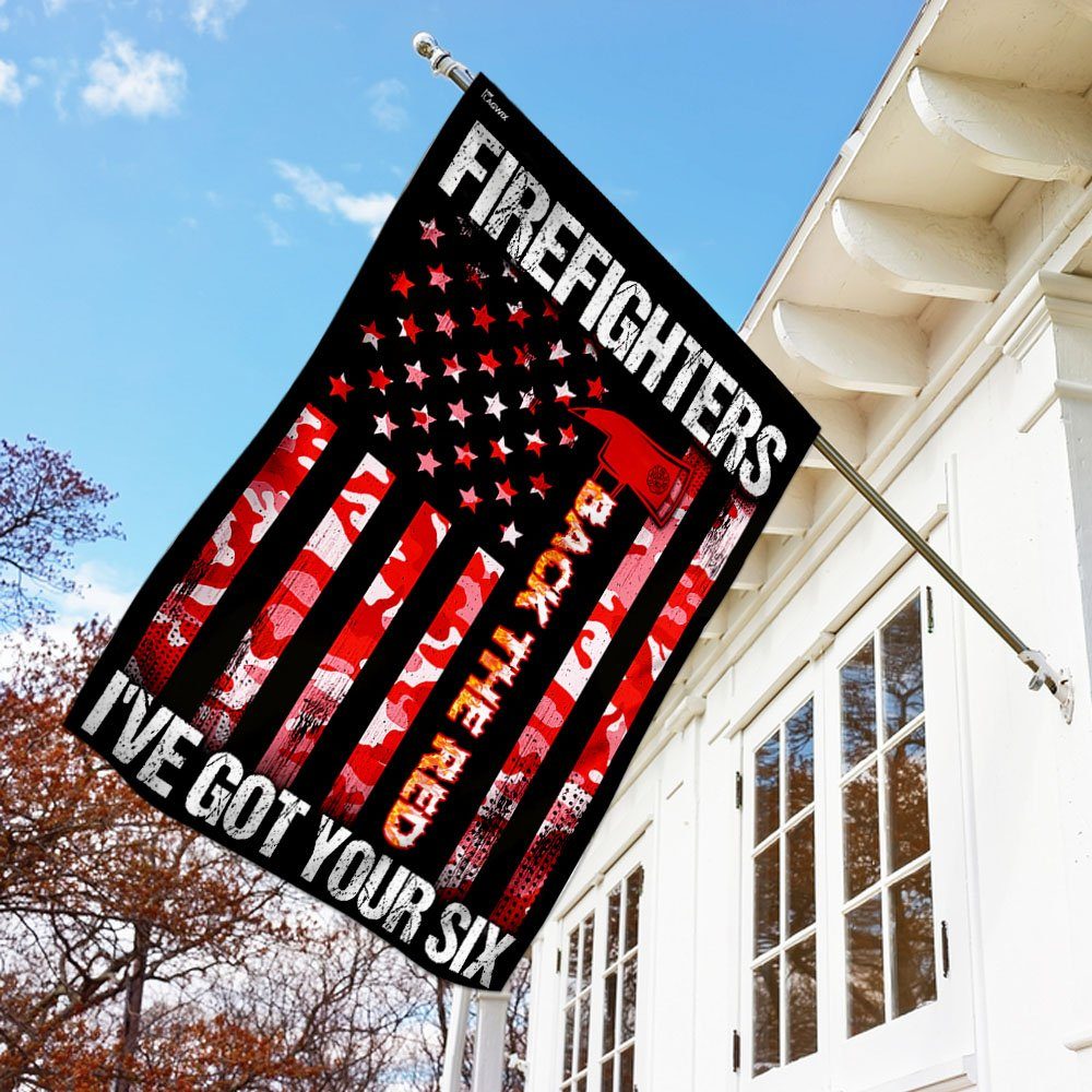 Firefighter – Back The Red Flag – Flagwix