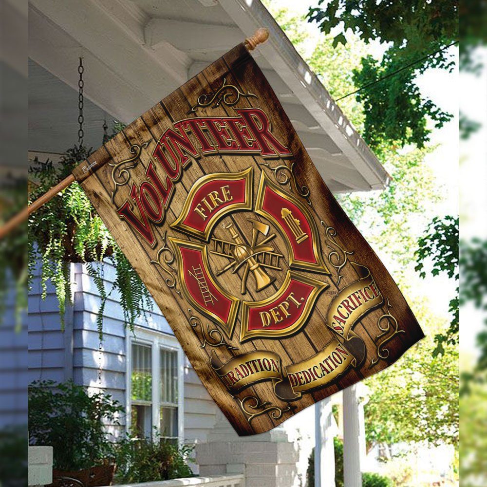 Firefighter – Tradition Dedication Sacrifice Flag – Flagwix