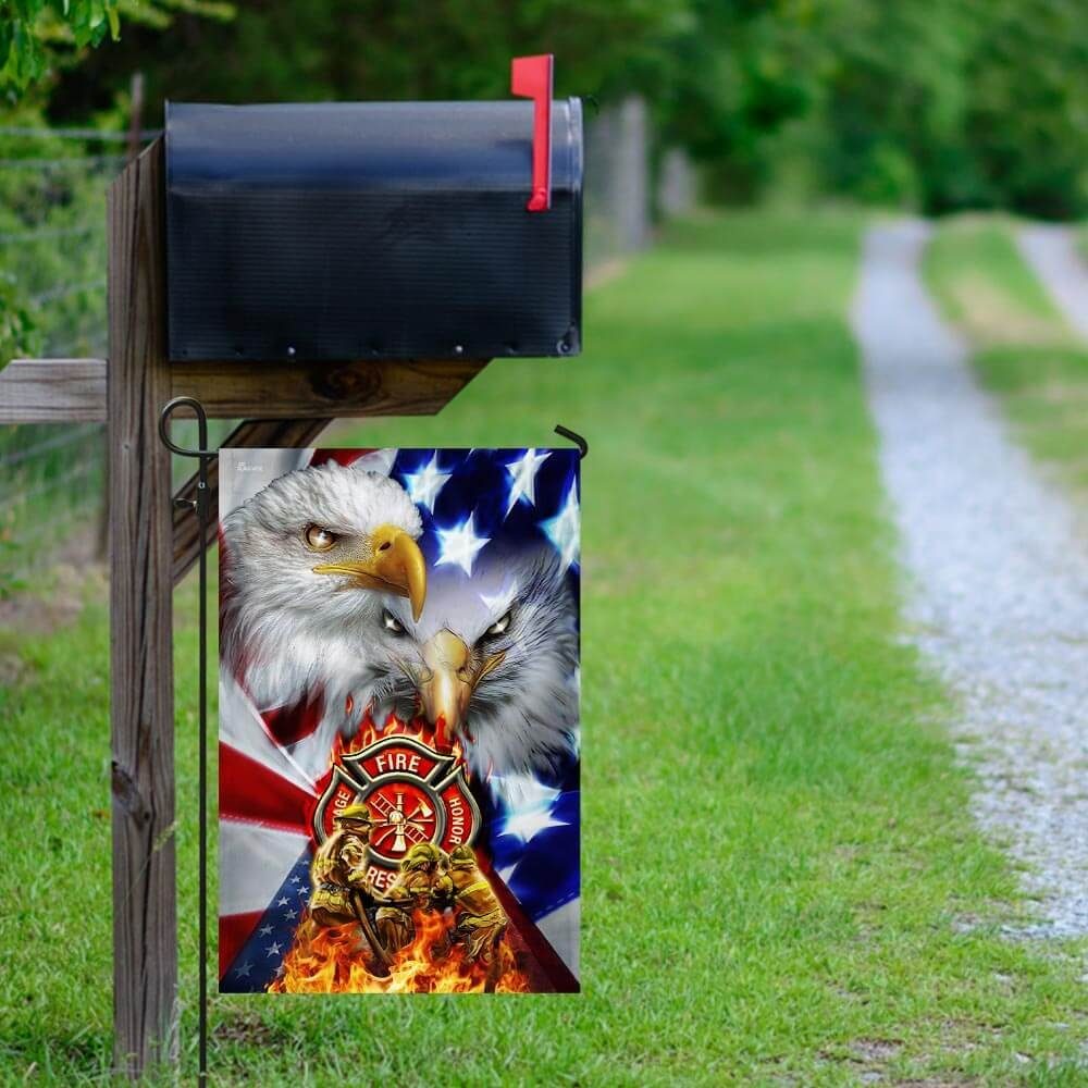 Firefighter American Eagle Flag – Flagwix