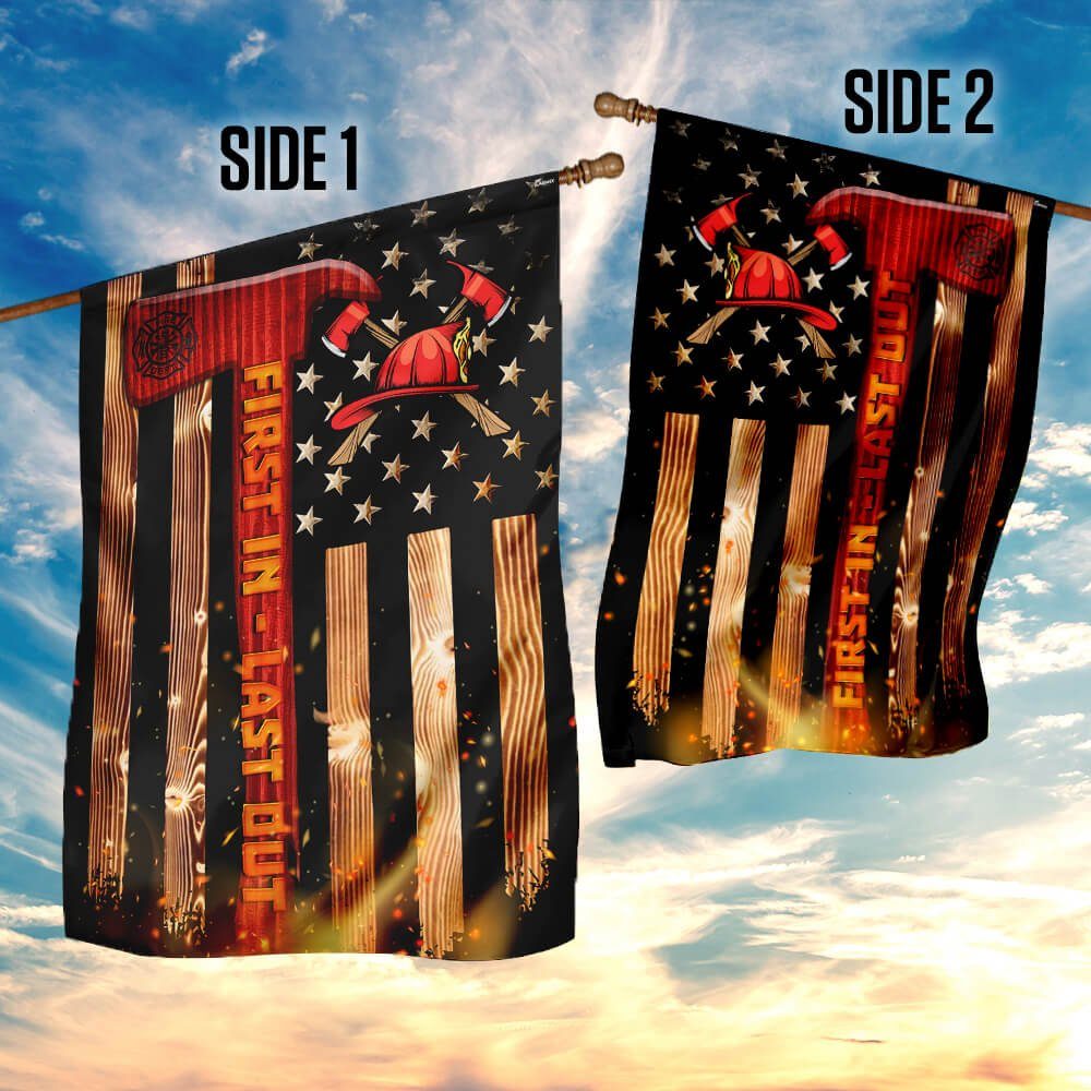 Firefighter American Flag - Flagwix