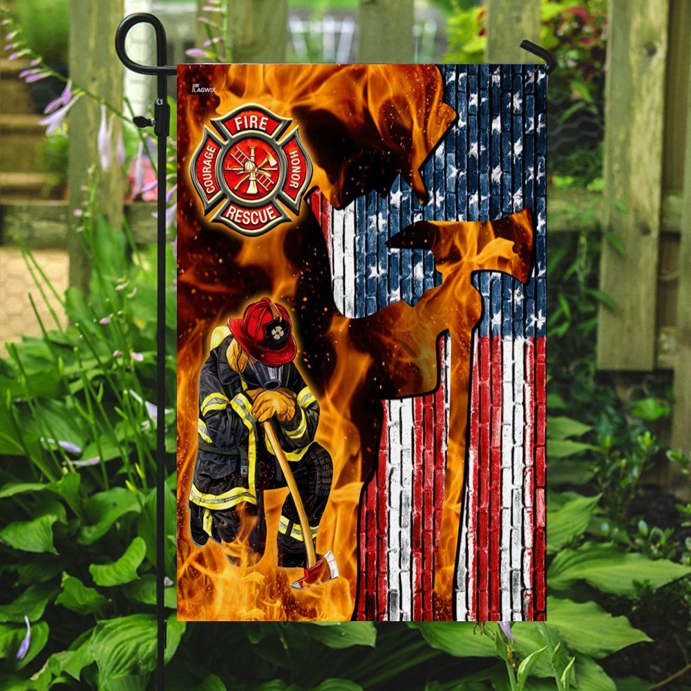 Firefighter American Flag TQN85F – Flagwix