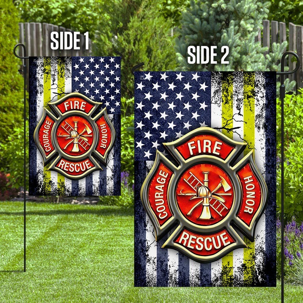 Firefighter American US Flag - Flagwix
