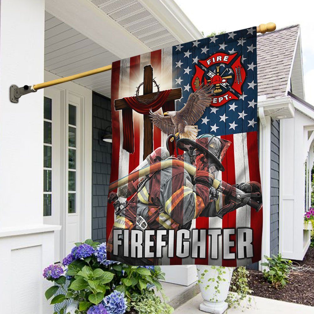 Firefighter Cross Flag LHA1944F – Flagwix