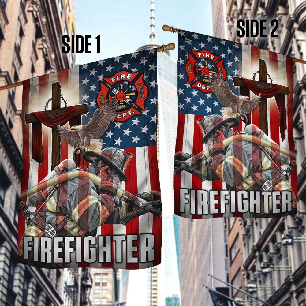 Firefighter Cross Flag LHA1944F – Flagwix