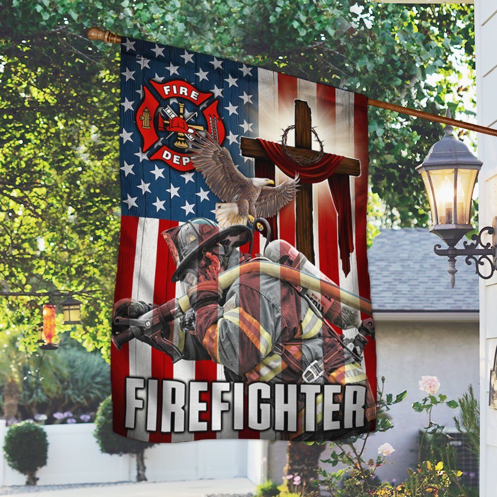 Firefighter Cross Flag LHA1944F – Flagwix