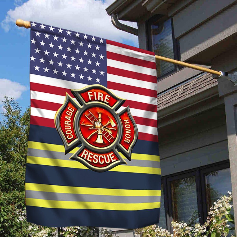 Firefighter Flag Fire Department Firefighter Flag TRV1759F – Flagwix