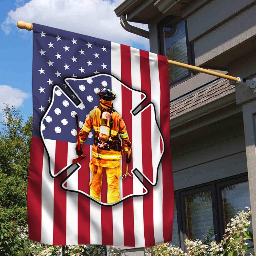 Firefighter Flag Fire Department Firefighter Flag TRV1764F – Flagwix