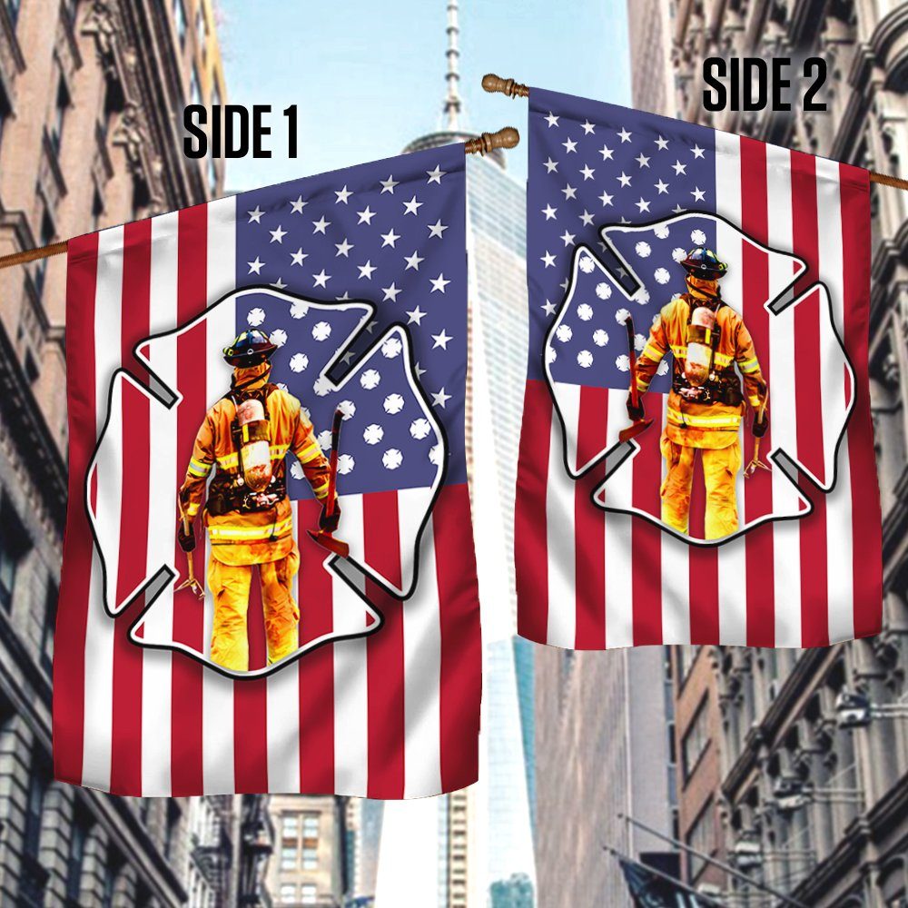 Firefighter Flag Fire Department Firefighter Flag TRV1764F – Flagwix