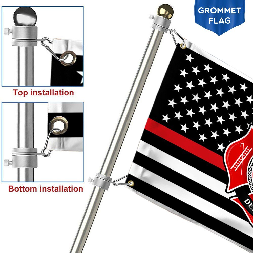 Firefighter Flag Fire Department Grommet Flag TRV1569GF – Flagwix