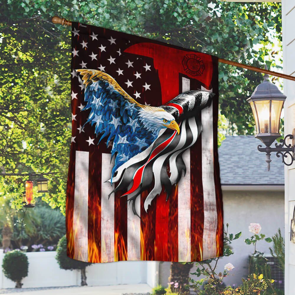 Firefighter Flag Fire Department LNT61F - Flagwix