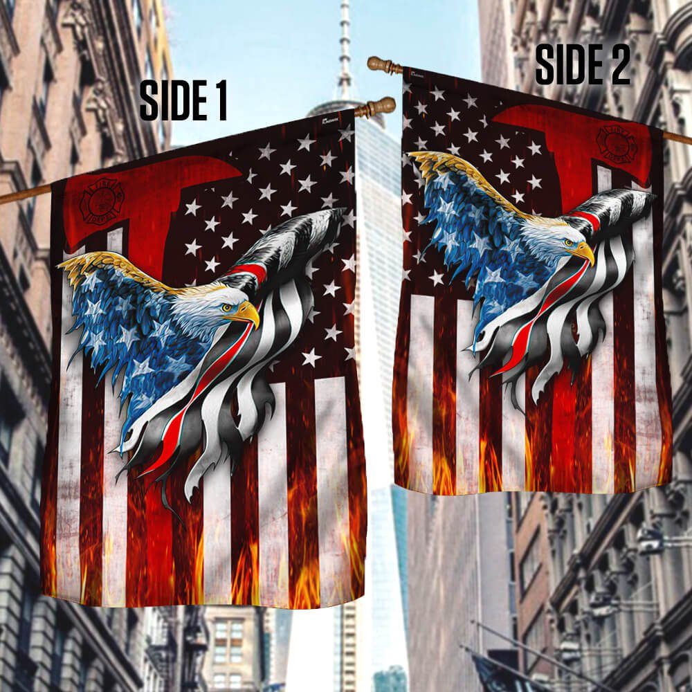 Firefighter Flag Fire Department LNT61F - Flagwix