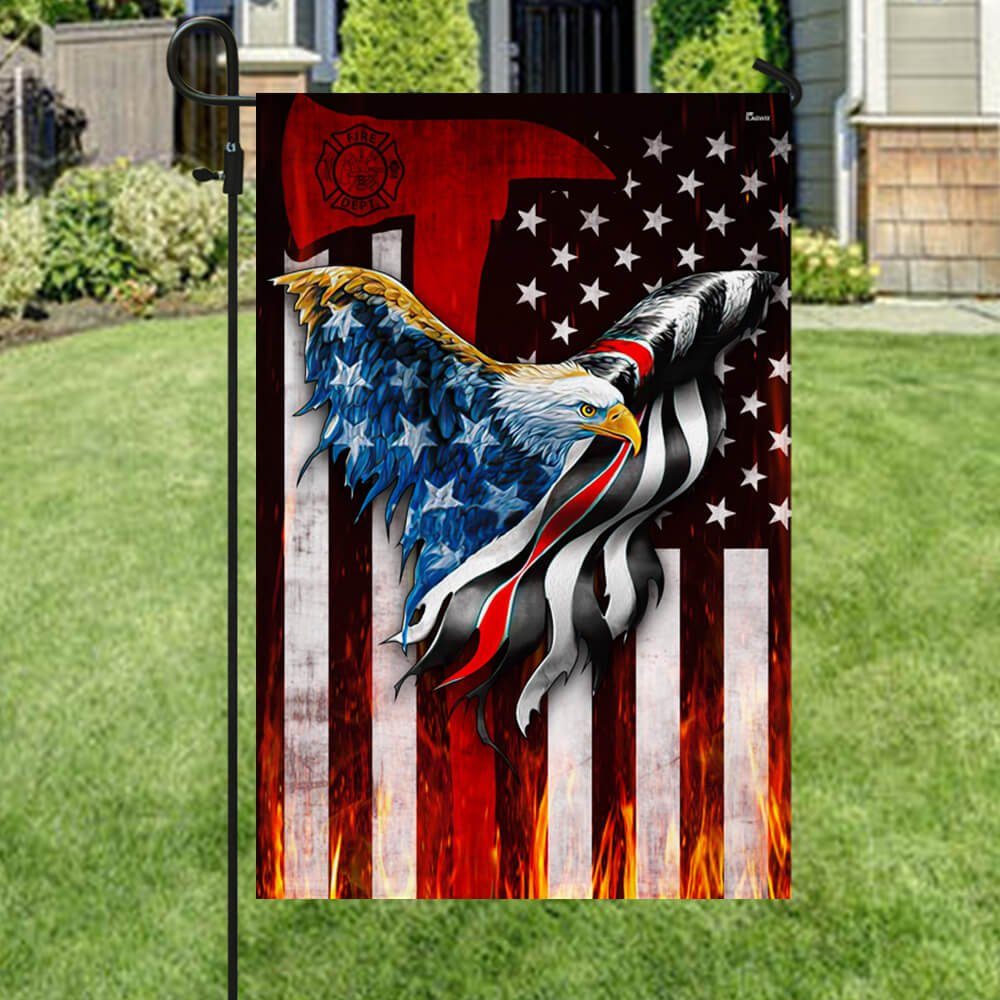 Firefighter Flag Fire Department LNT61F - Flagwix