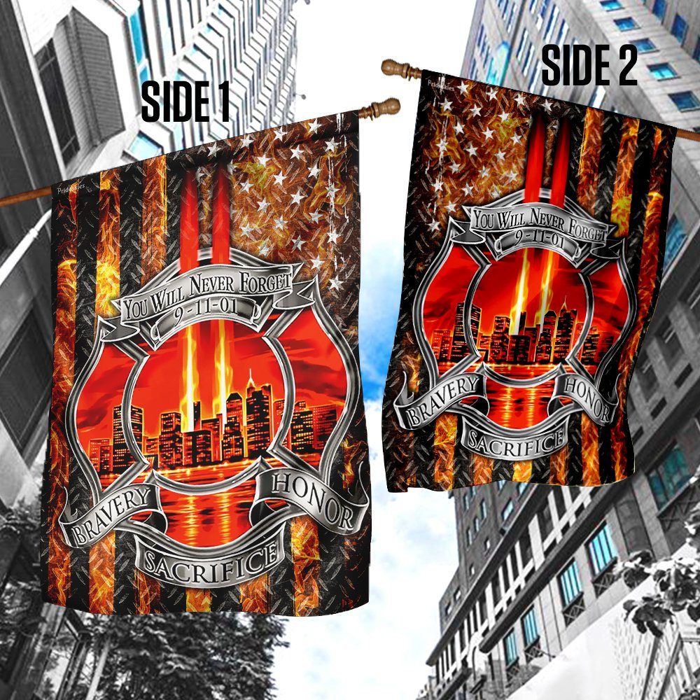 Firefighter Never Forget 9/11 Flag – Flagwix