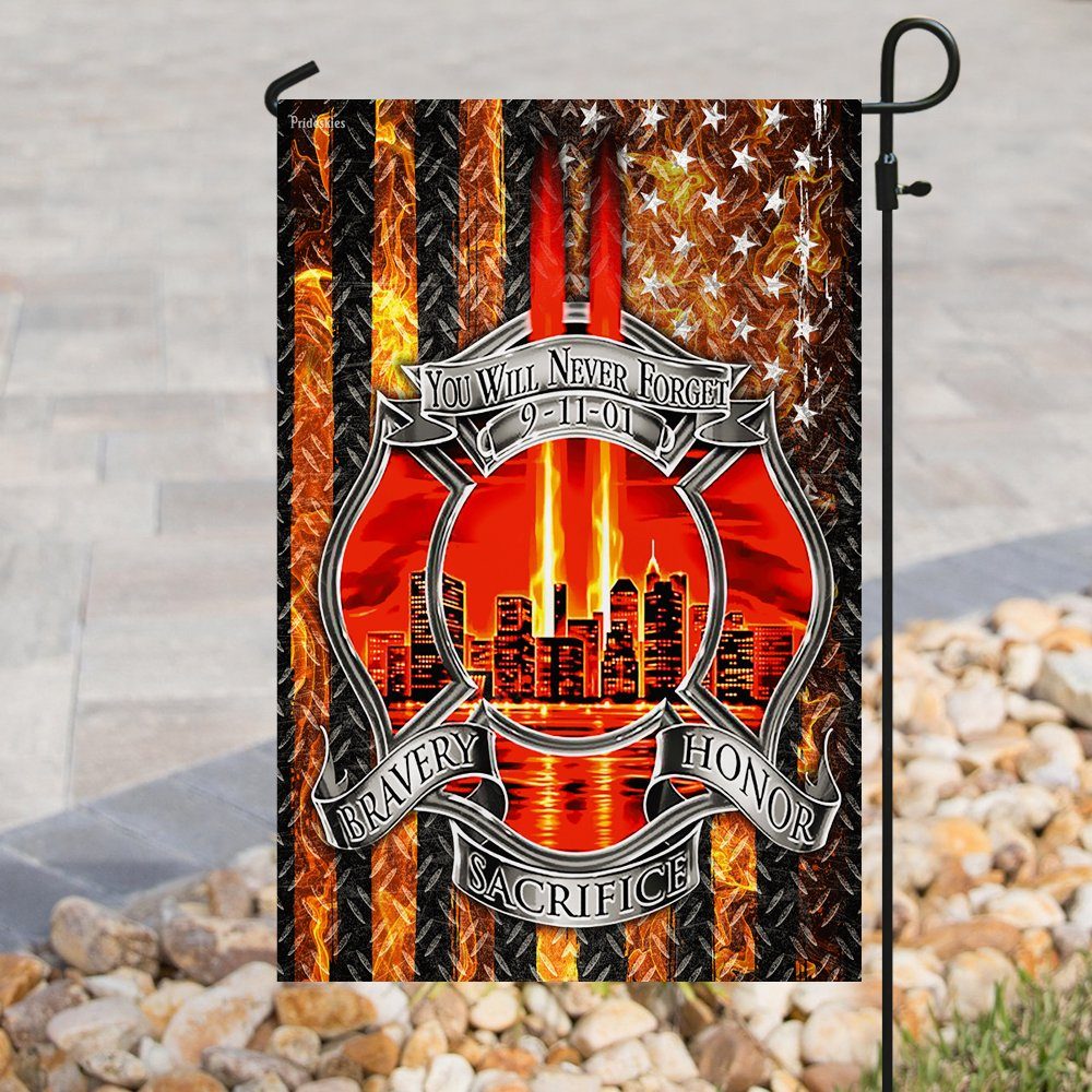 Firefighter Never Forget 9/11 Flag – Flagwix
