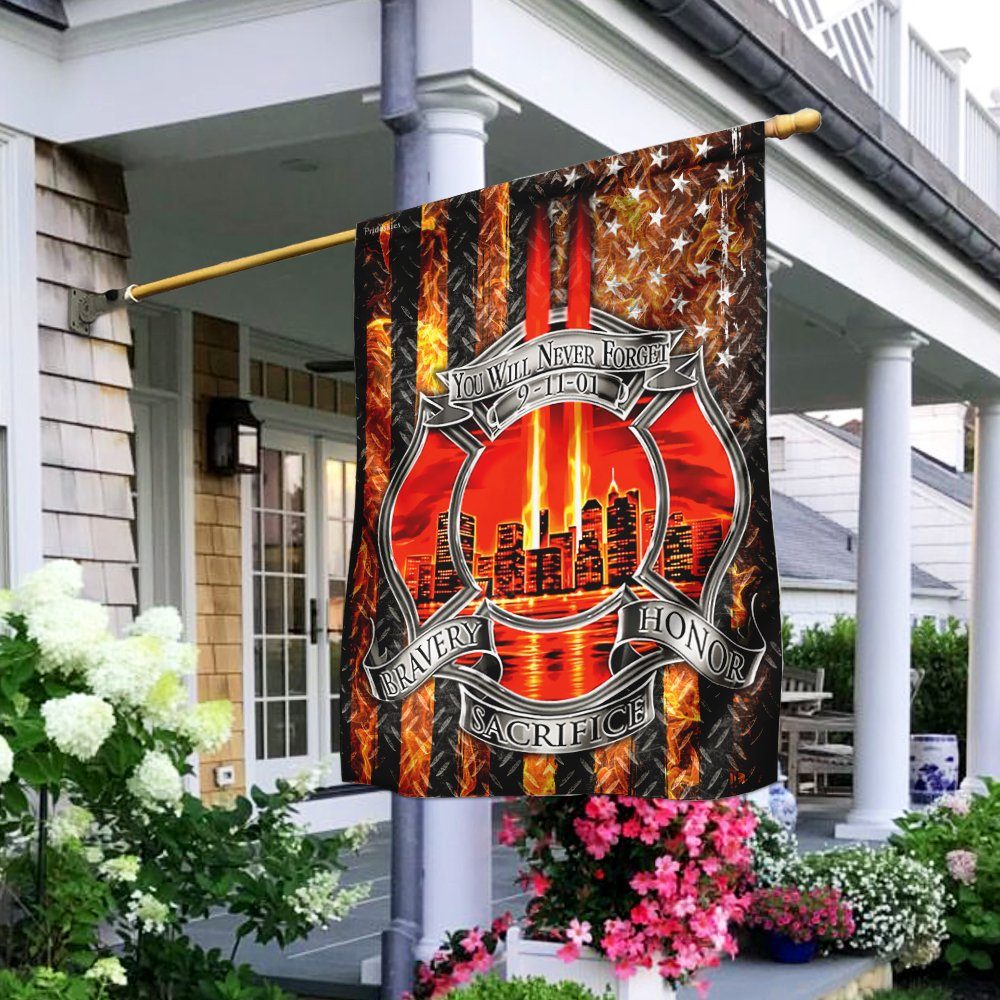 Firefighter Never Forget 9/11 Flag – Flagwix