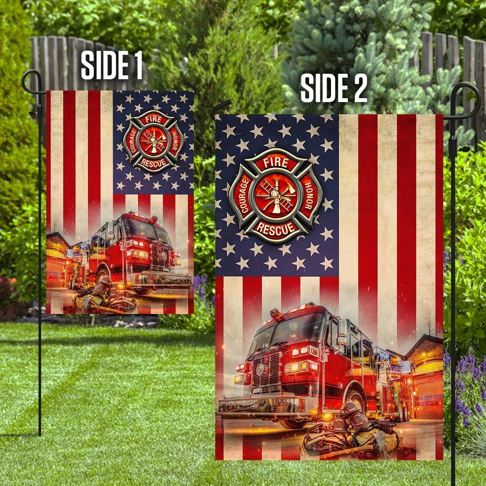 Firefighter Truck Flag – Flagwix
