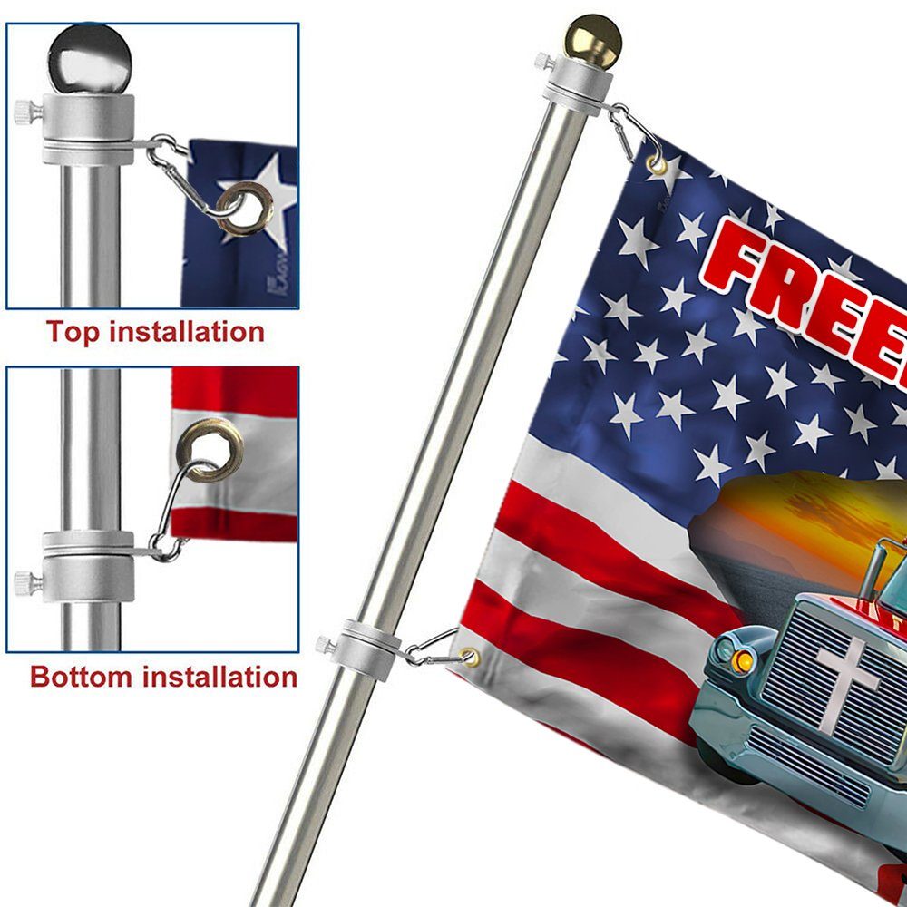 Freedom Convoy Flag Freedom Convoy 2022 Canadian Trucker Mandate ...