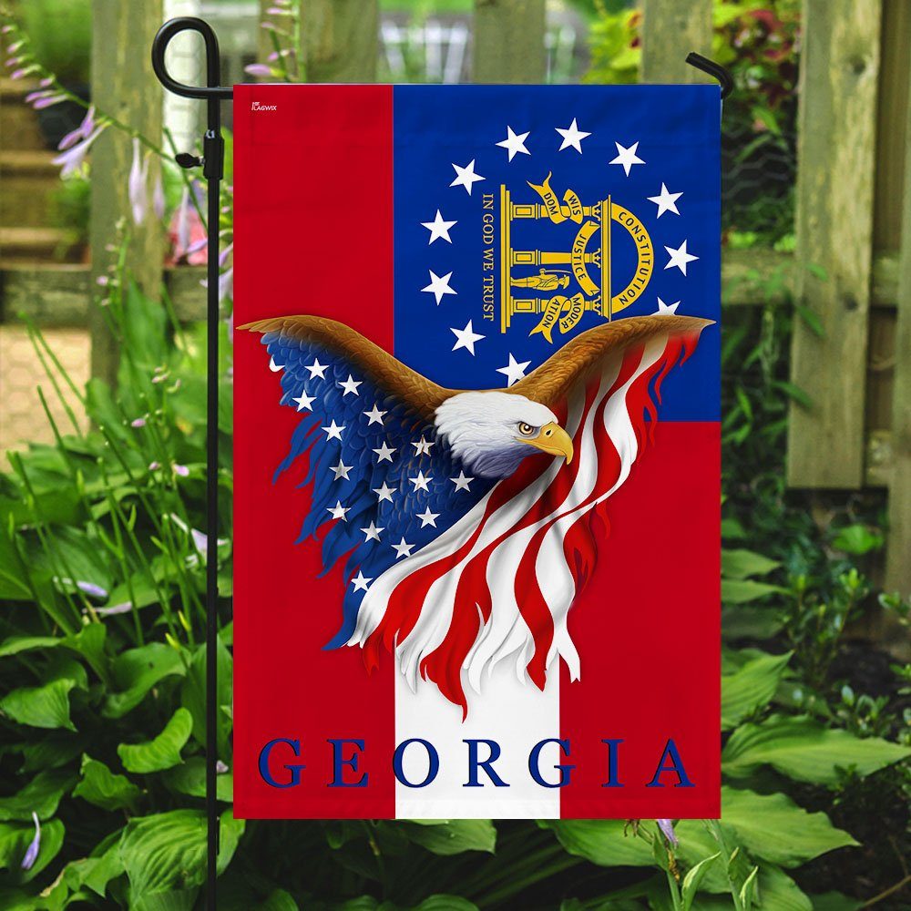 Georgia Eagle Flag - Flagwix