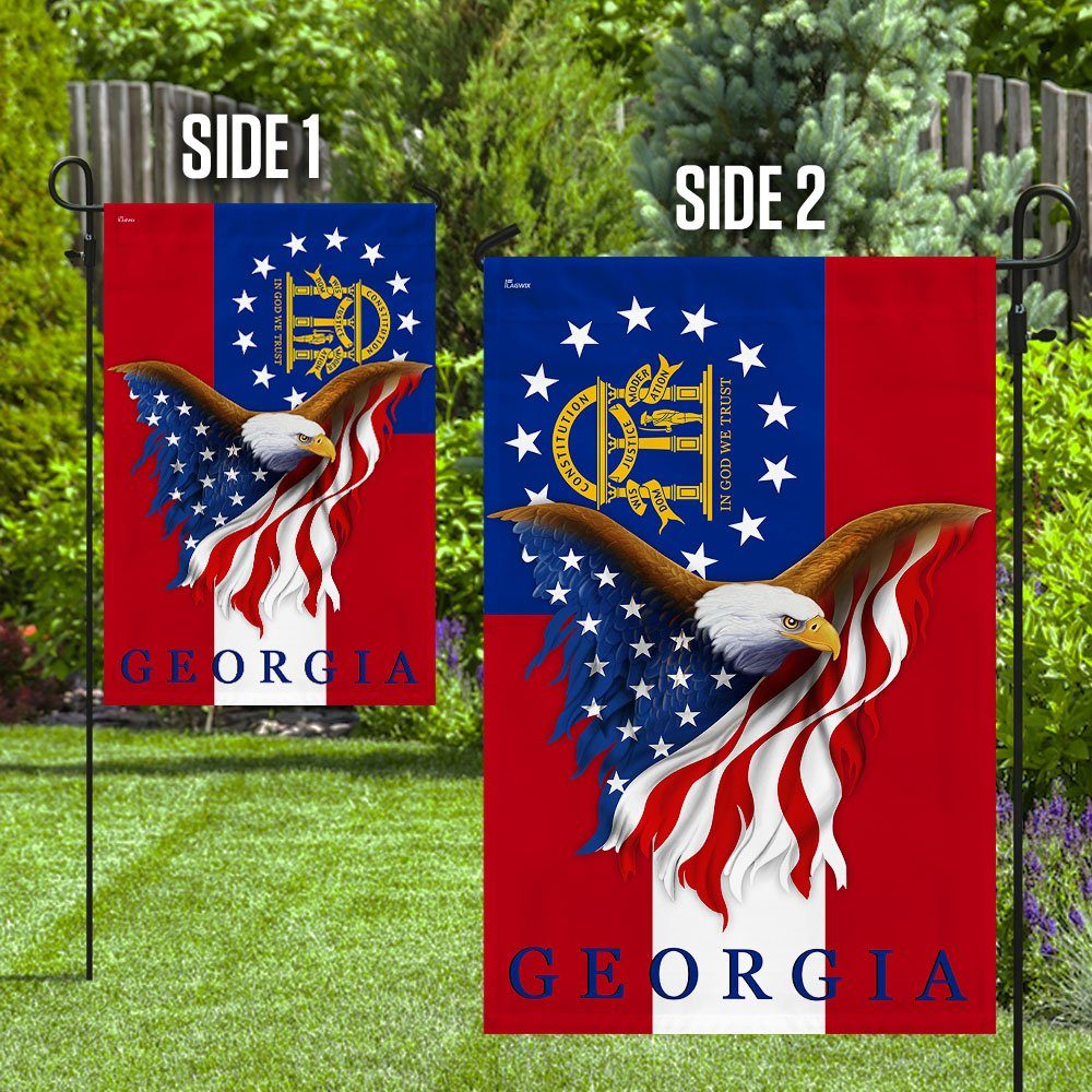 Georgia Eagle Flag - Flagwix