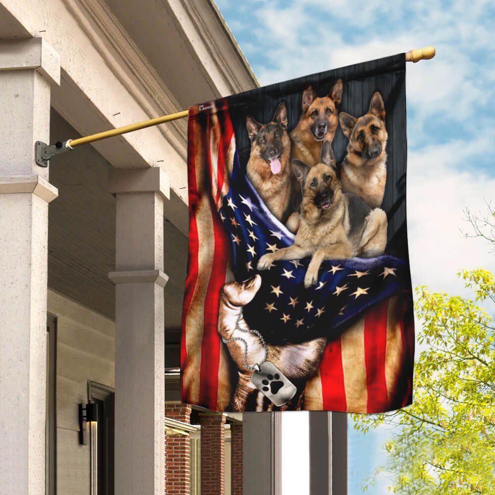 German Shepherd Flag - Flagwix
